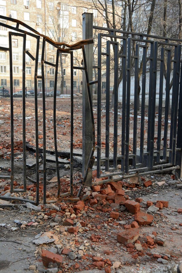 The Dumping of Construction Waste in City Stock Photo - Image of ...