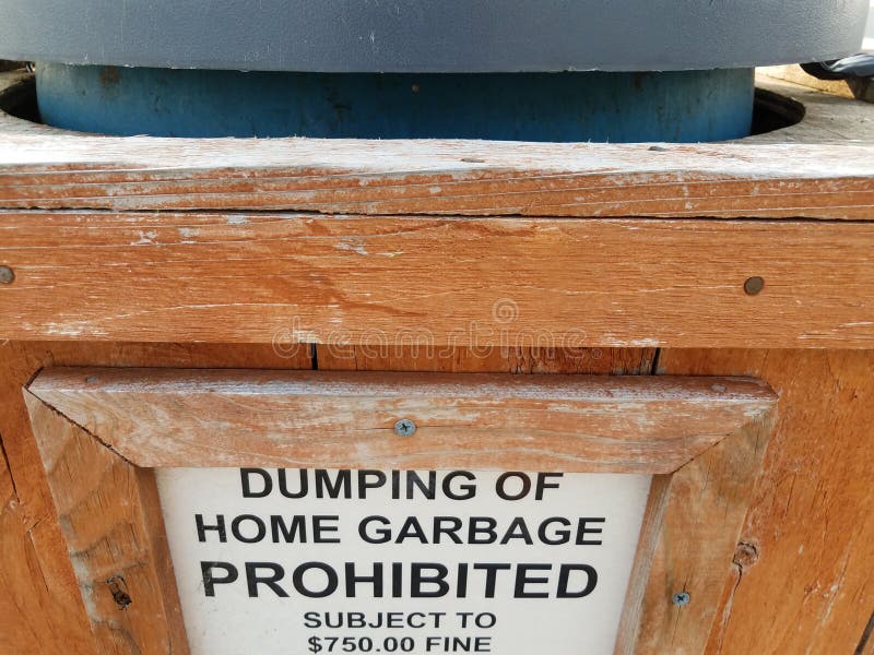 Dumping trash stock image. Image of trailer, truck, unwanted - 5721625