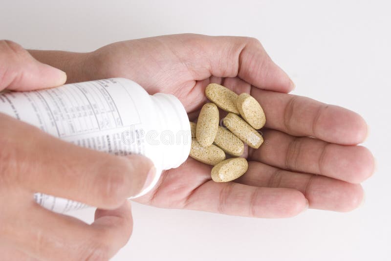 Doctor with Pills stock image. Image of dose, capsules - 4161763