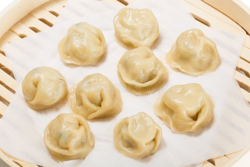 Dumpling beef steamed stock image. Image of japanese - 54517883