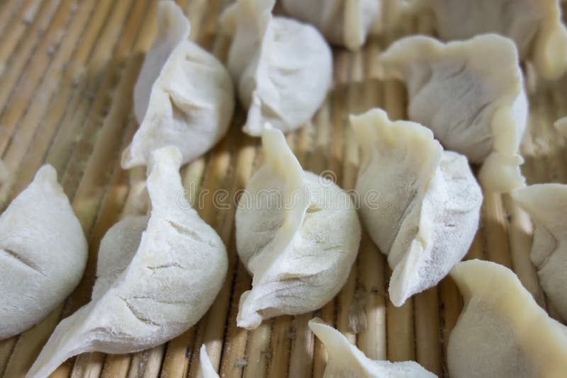 Make Dumplings Under the Table Stock Photo - Image of handicraft ...