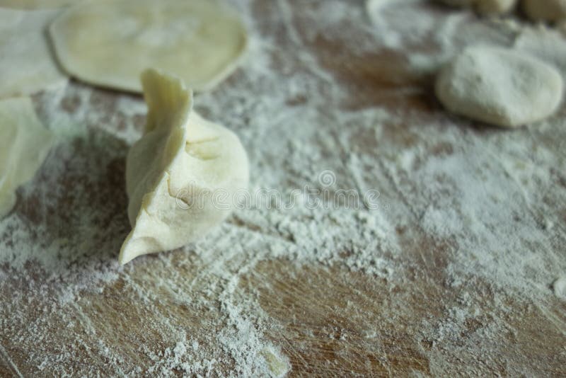 Make Dumplings Under the Table Stock Photo - Image of festivals ...