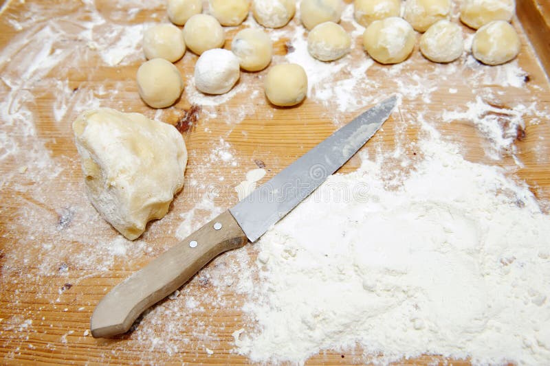 The Process of Making Dumplings Stock Photo - Image of dumplings ...