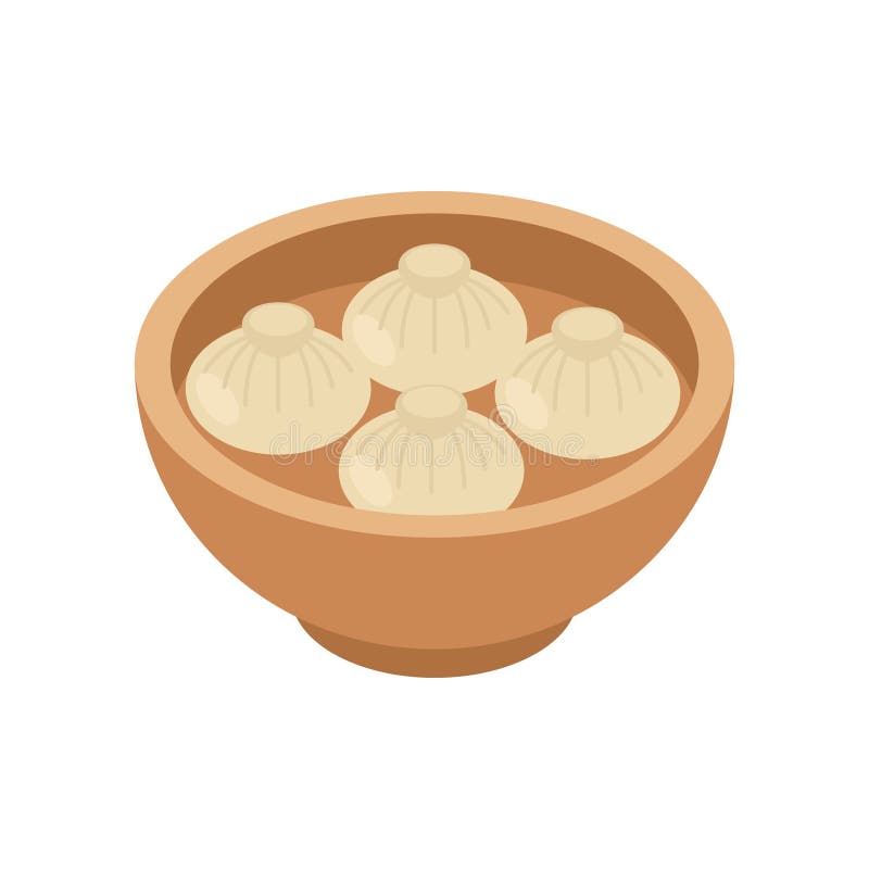 Chinese Dumplings Pixel Art. 8 Bit Food Pixelated Illustration Stock ...