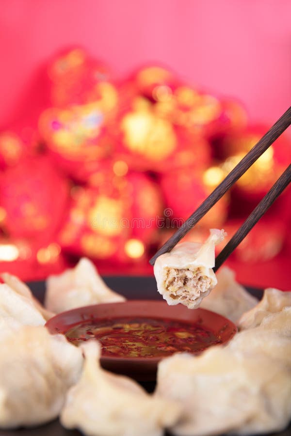 Dumplings are Eaten in Traditional Chinese Festivals Stock Image ...
