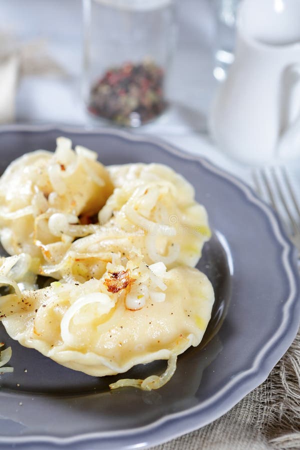 Dumplings on a plate stock photo. Image of gourmet, prepare - 62110314