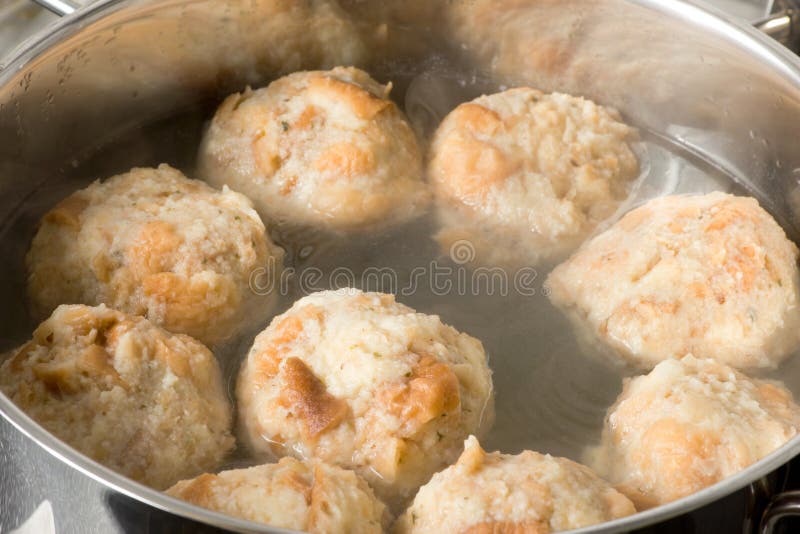 Dumplings in a pot stock photo. Image of preparation - 24384612