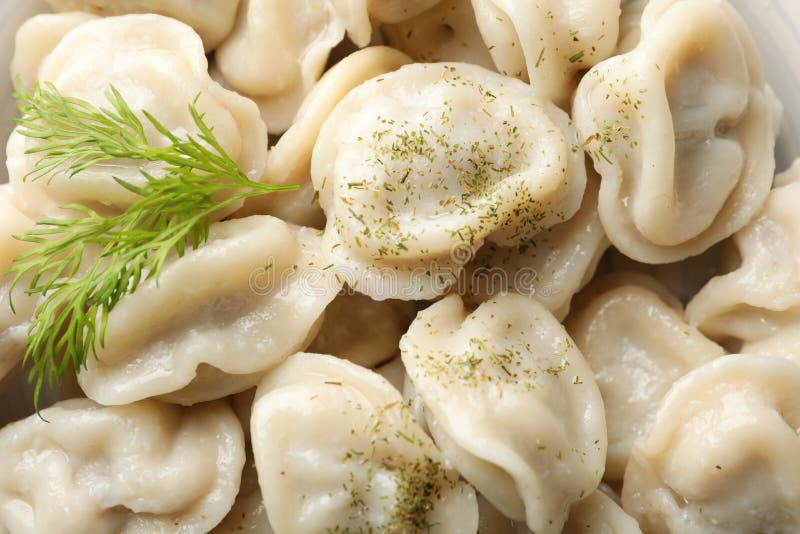 Dumplings with Spices Texture Background Stock Photo - Image of ...