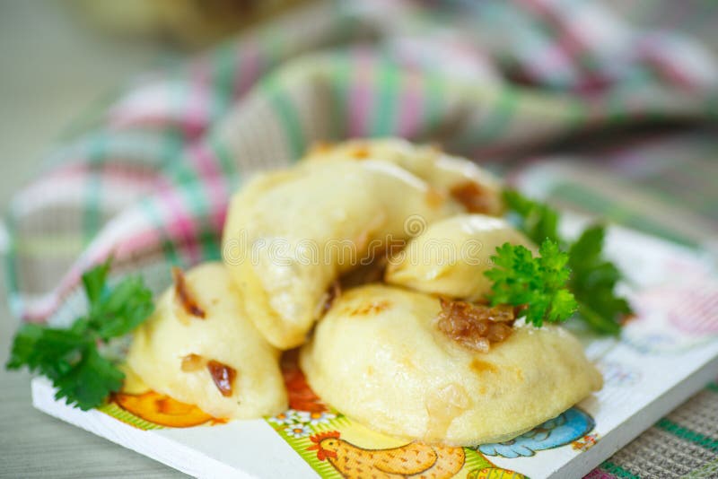 Dumplings stuffed with stock image. Image of dinner, inside - 42851721
