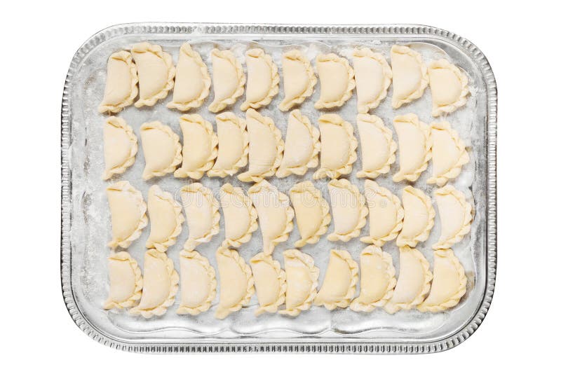 Dumplings on a tray stock image. Image of traditional - 36662727