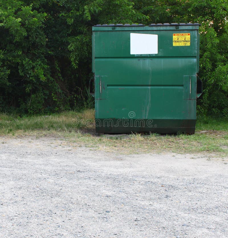 Waste dumpster stock image. Image of ecology, yellow - 29475259