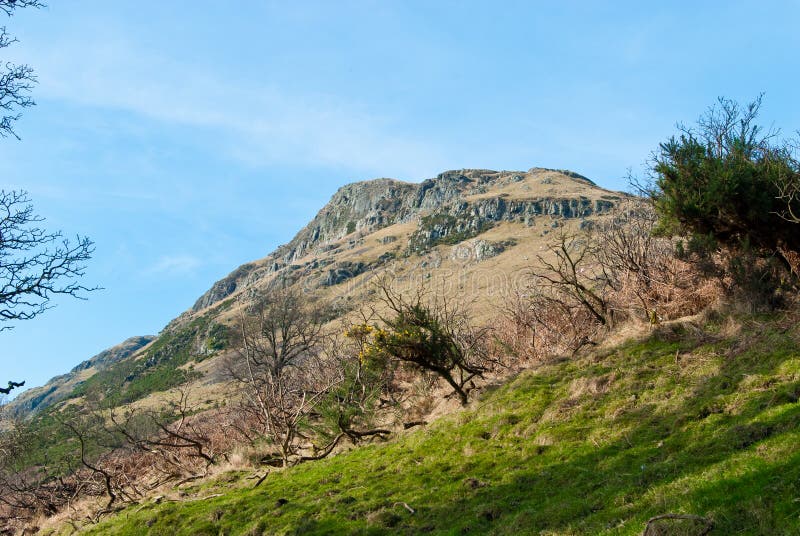 Dumyat hill stock photo. Image of scenery, high, rock - 29610396