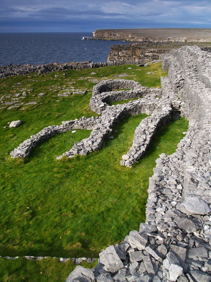 Dun Dubchatair Fort, Inishmore Stock Image - Image of stone, rural: 7935859