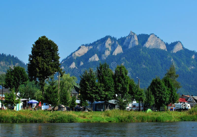 Dunajec river stock photo. Image of rock, three, mountain - 59562960