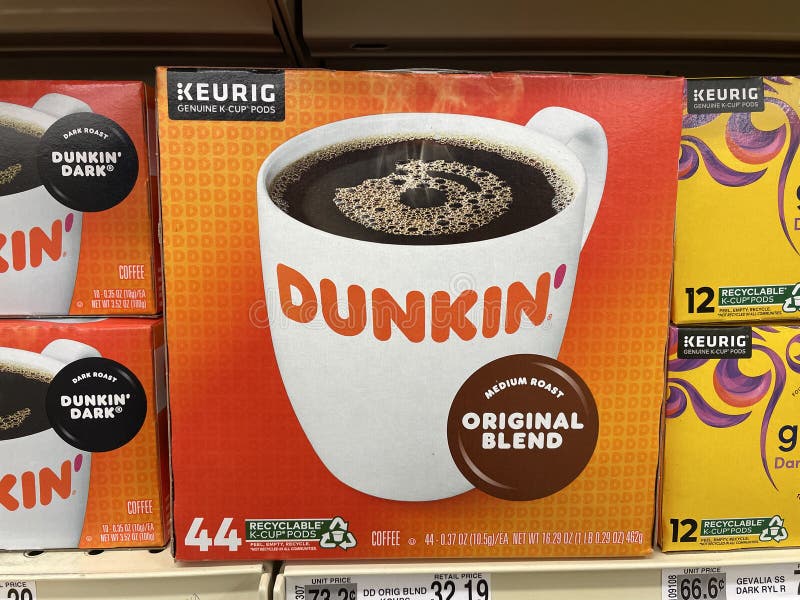 Duncan Donuts Coffee on a Retail Store Shelf Editorial Image - Image of ...