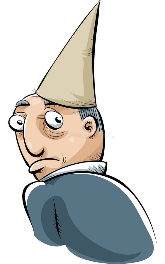 Dunce Cap stock illustration. Illustration of shame, embarrassed - 41557998