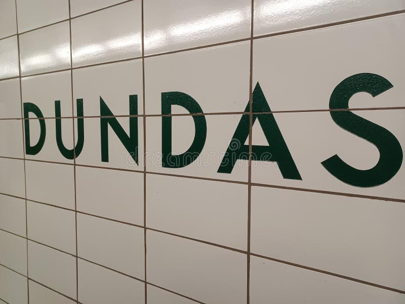 Dundas West Subway Station Interior View Editorial Photography - Image ...