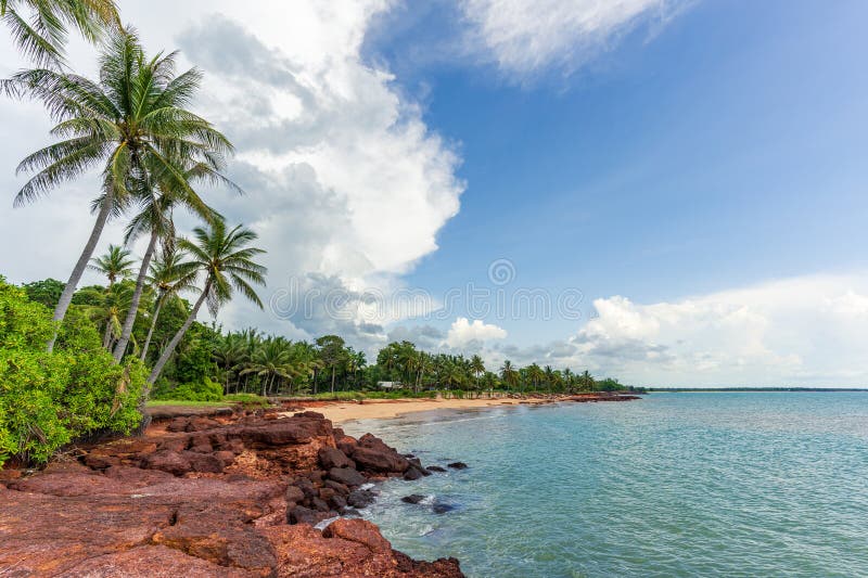 Dundee Beach in the Northern Territory, Australia Stock Image - Image ...
