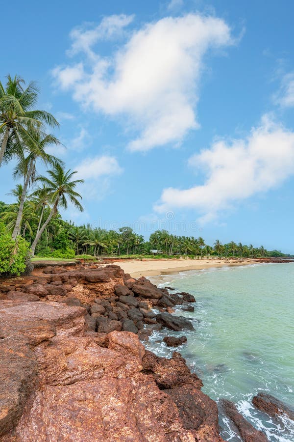 Dundee Beach in the Northern Territory, Australia Stock Image - Image ...