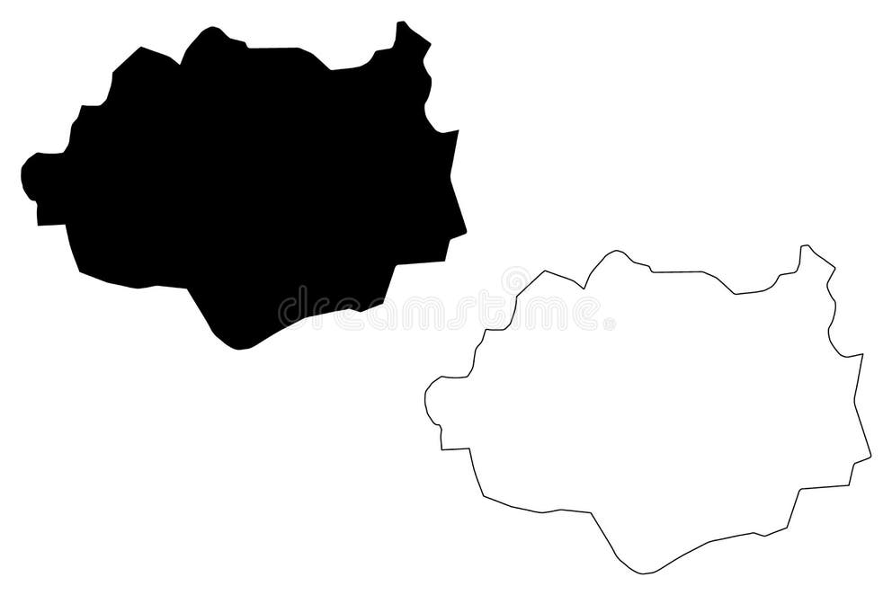 Dundgovi Province Aimags, Provinces of Mongolia Map Vector Illustration ...