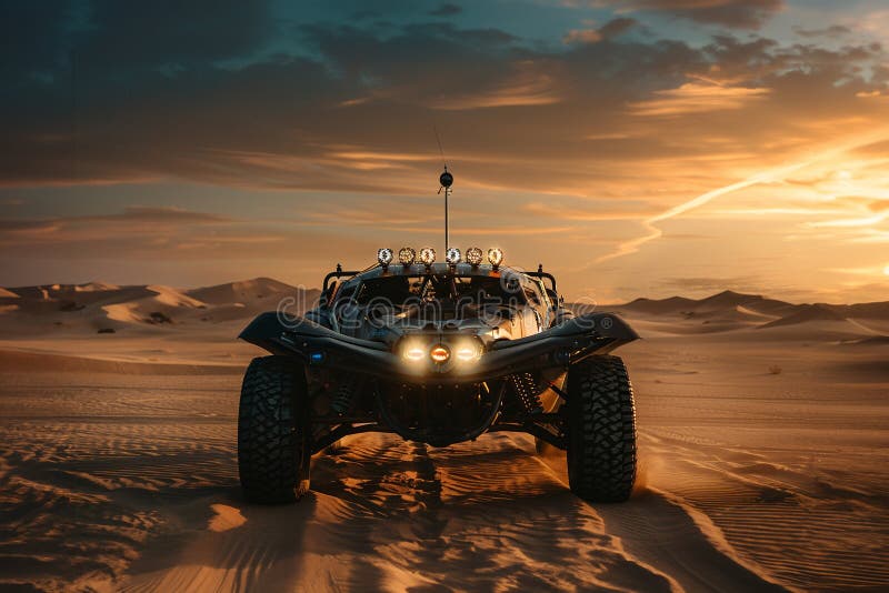 Dune Cinematic Modern Buggy, Generative Ai Stock Image - Image of buggy ...