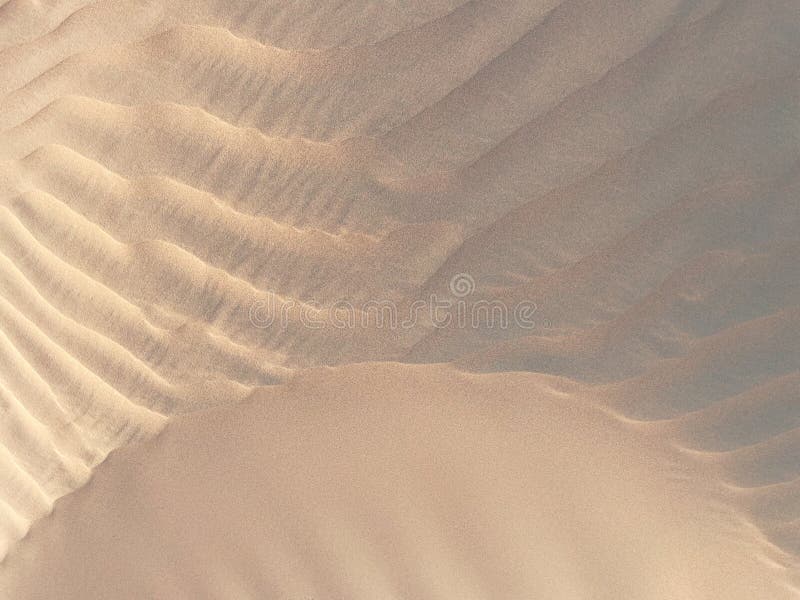 Dune in a Desert with Pattern Stock Image - Image of sand, pattern ...