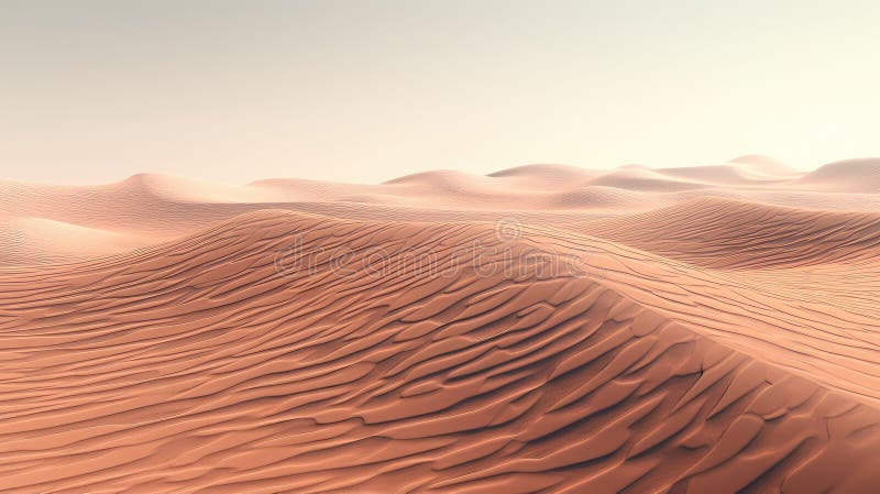 Sand Mars Aeolian Landforms Stock Illustration - Illustration of plant ...
