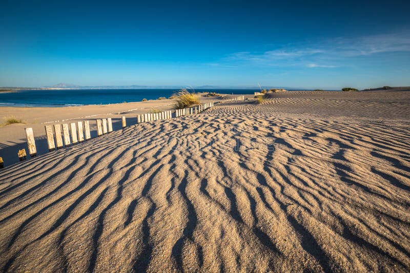 Dune of Punta Paloma, Tarifa, Andalusia, Spain Stock Photo - Image of ...