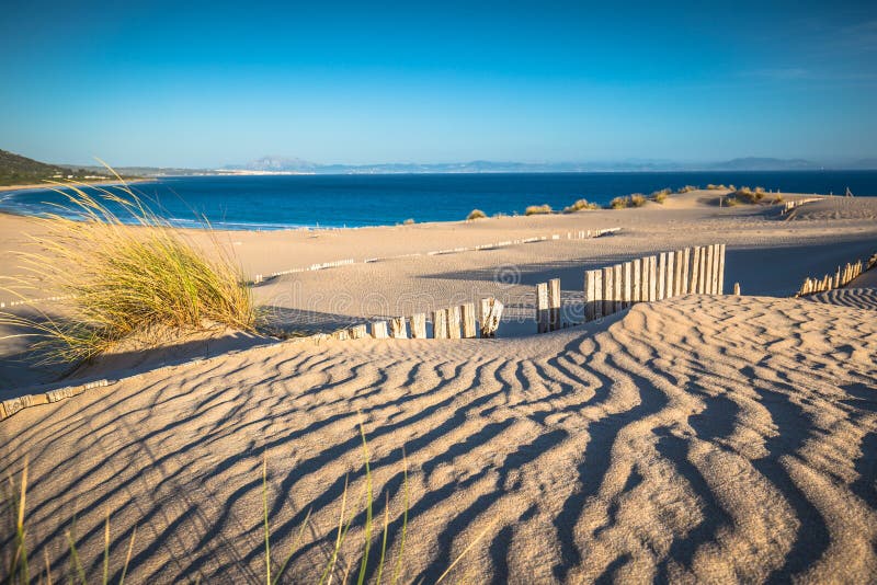 Dune of Punta Paloma, Tarifa, Andalusia, Spain Stock Photo - Image of ...