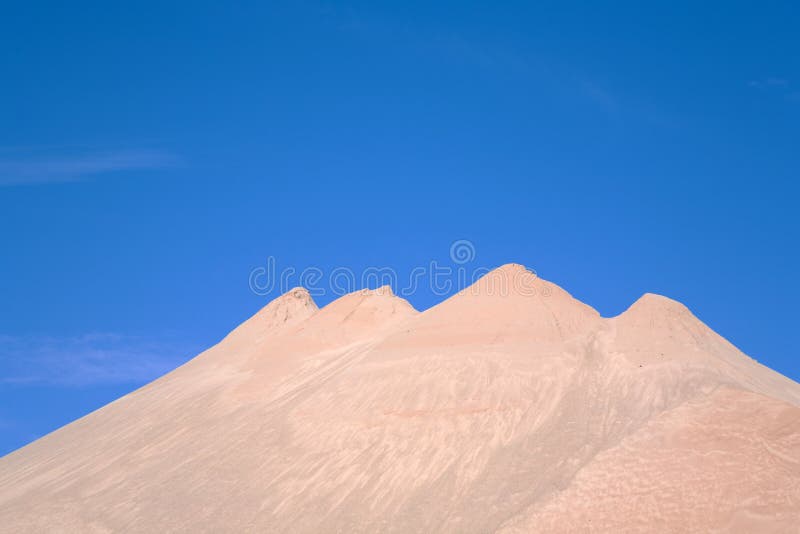 Dunes of fine sand stock photo. Image of africa, mining - 59241770