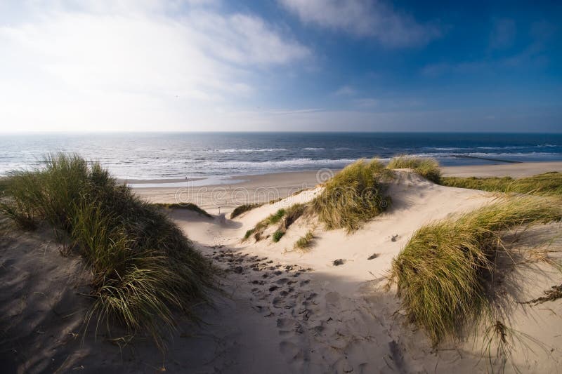 Beach Sand Dunes Access Path Stock Photo - Image of fencing, entry: 6659854