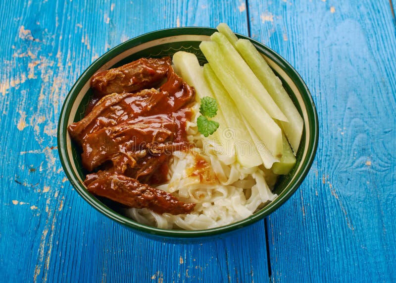 Dungan noodle stock photo. Image of national, table - 110301184