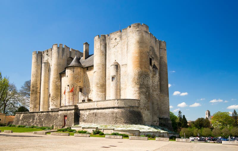 Dungeon of Niort on a Sunny Day Editorial Stock Photo - Image of europe ...
