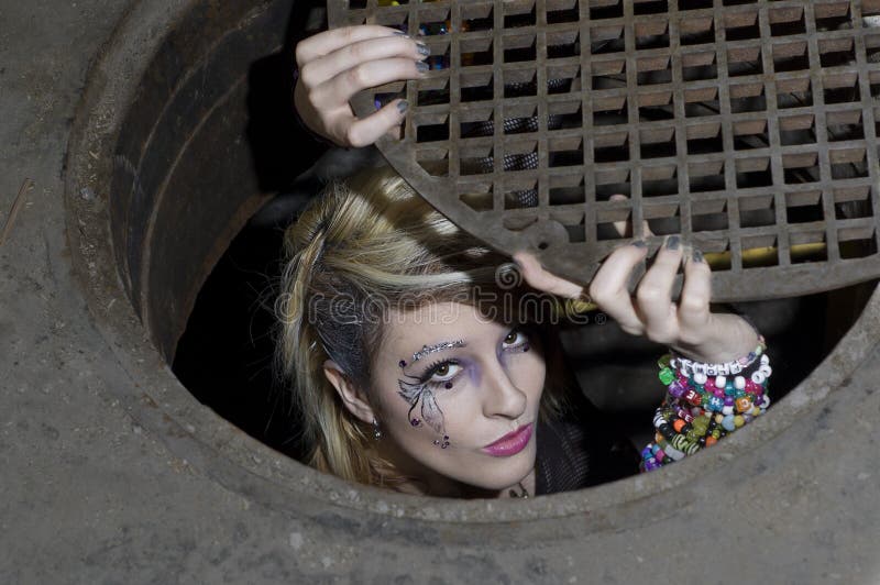Dungeon woman stock photo. Image of cosmetics, color - 53728634