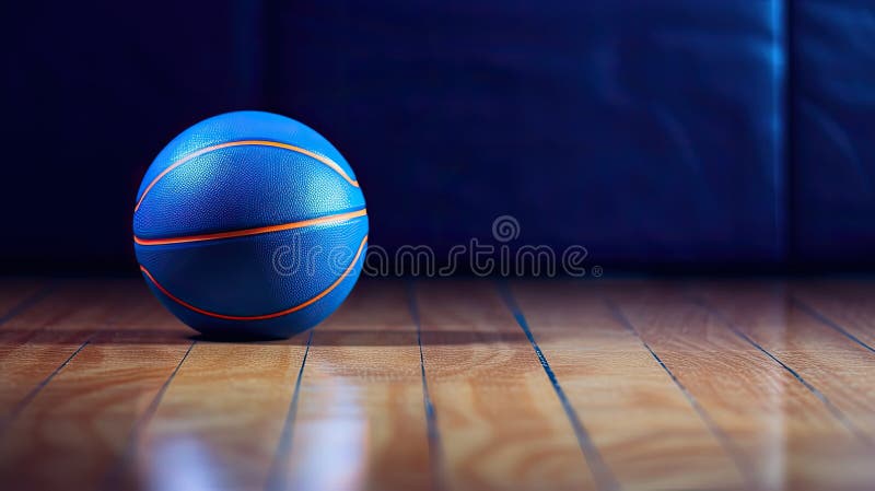 Dunk blue basketball stock illustration. Illustration of bounce - 313782045