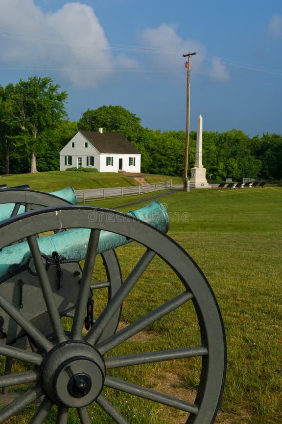 Dunker Church and Civil War Ca Stock Photo - Image of civil, maryland ...