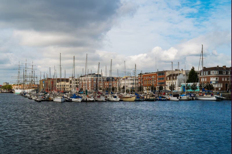 Dunkerque stock image. Image of harbour, port, north - 54697109