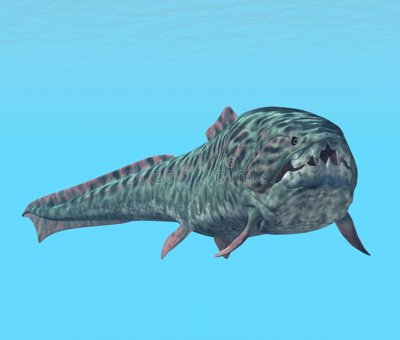 Dunkleosteus stock illustration. Illustration of fish - 31684546