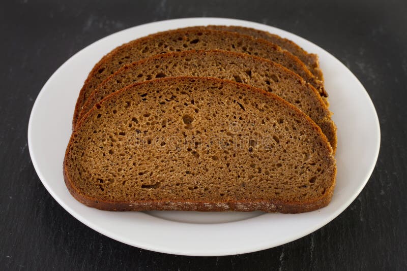 Dunkles Brot stockfoto. Bild von frühstück, braun, toast - 35386616