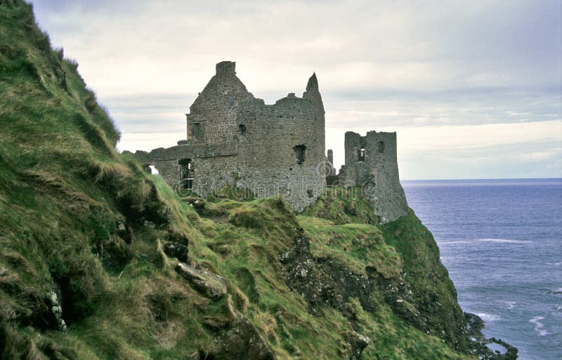 Dunluce Castle stock image. Image of medieval, heritage - 1357869