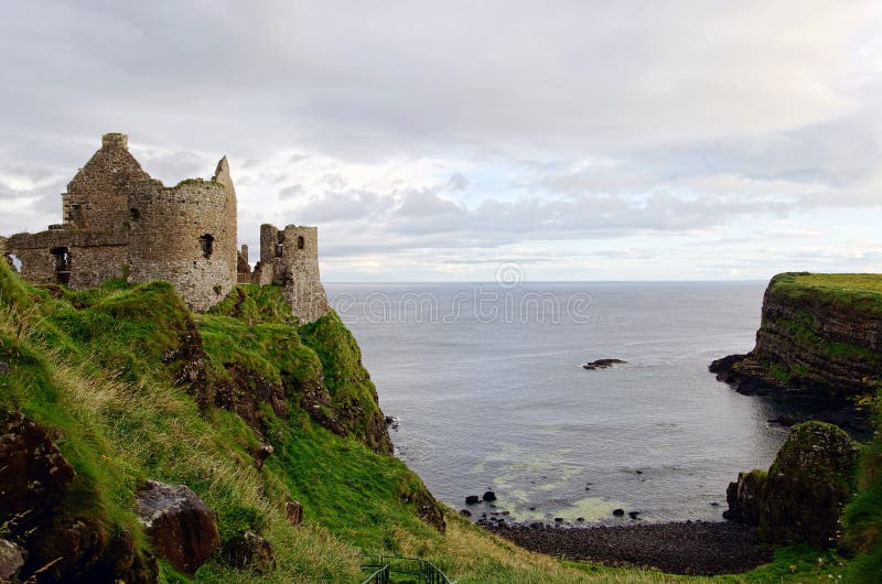 Dunluce Castle, Northern Ireland Stock Image - Image of vacation ...