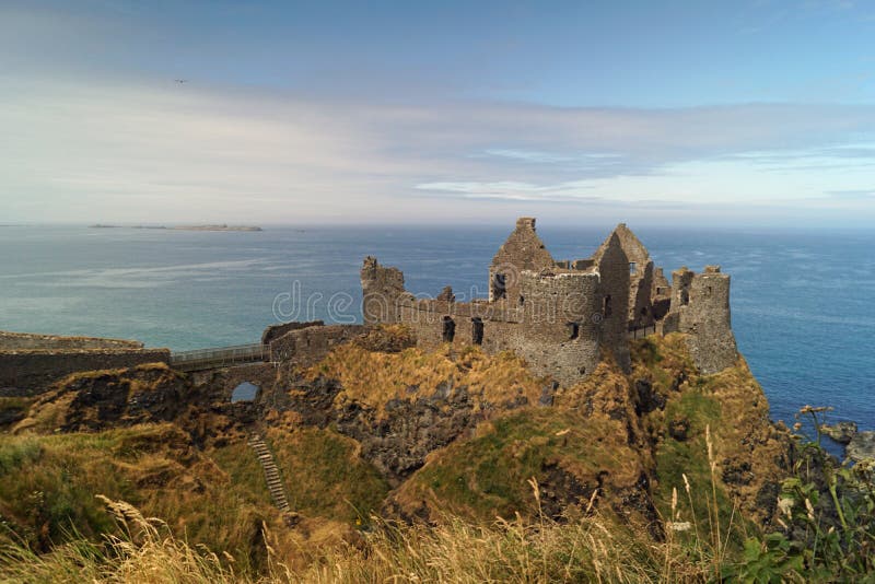 Dunluce Castle stock image. Image of monument, interest - 144575649