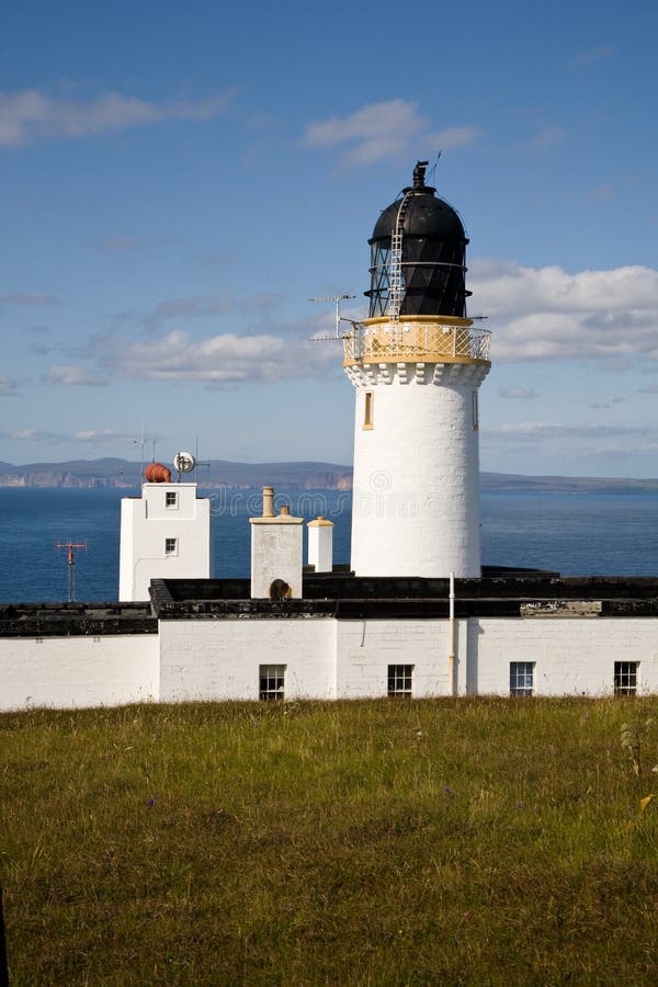 Dunnet Head Lighthouse, Scotland Stock Photo - Image of great, britain ...