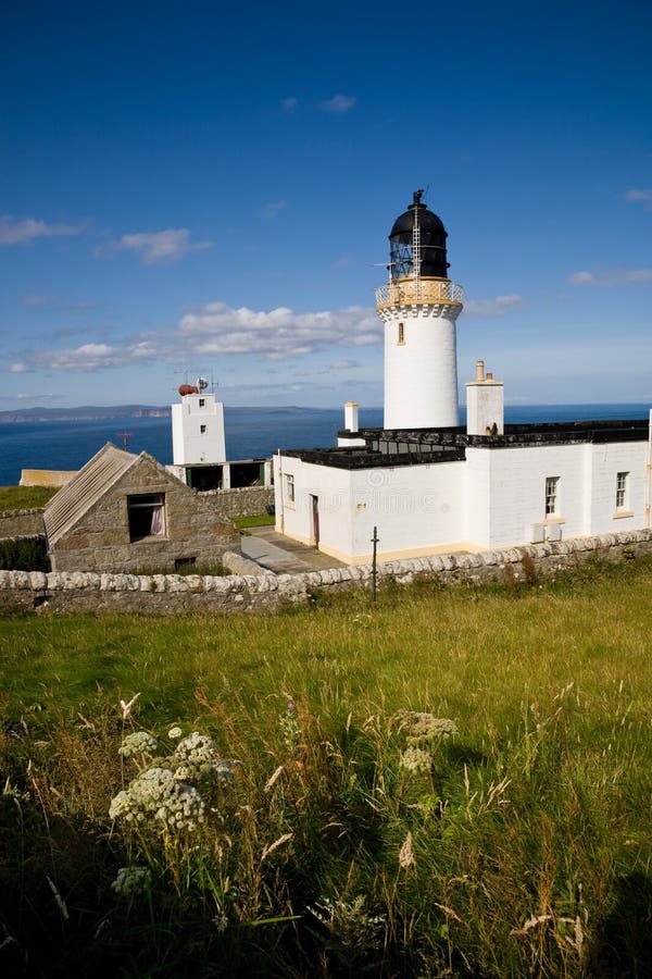 Dunnet Head Lighthouse, Scotland Stock Photo - Image of great, britain ...