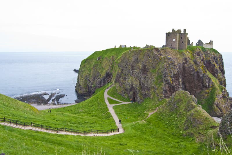 Dunnottar Castle stock photo. Image of dunnottar, scotland - 7105466
