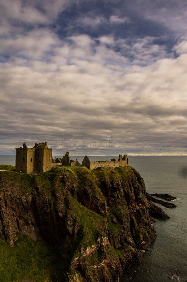 Dunnottar castle stock photo. Image of rock, great, architecture ...