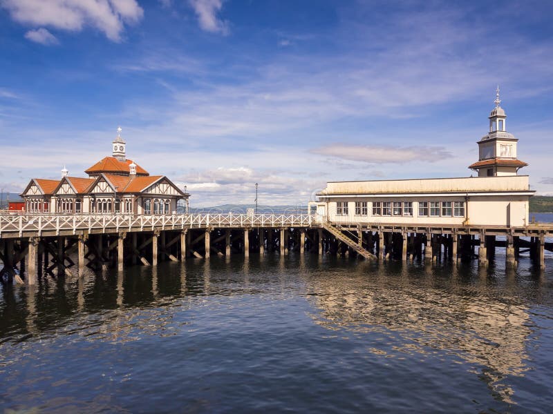 Dunoon pier stock image. Image of dunoon, coast, victorian - 44151479