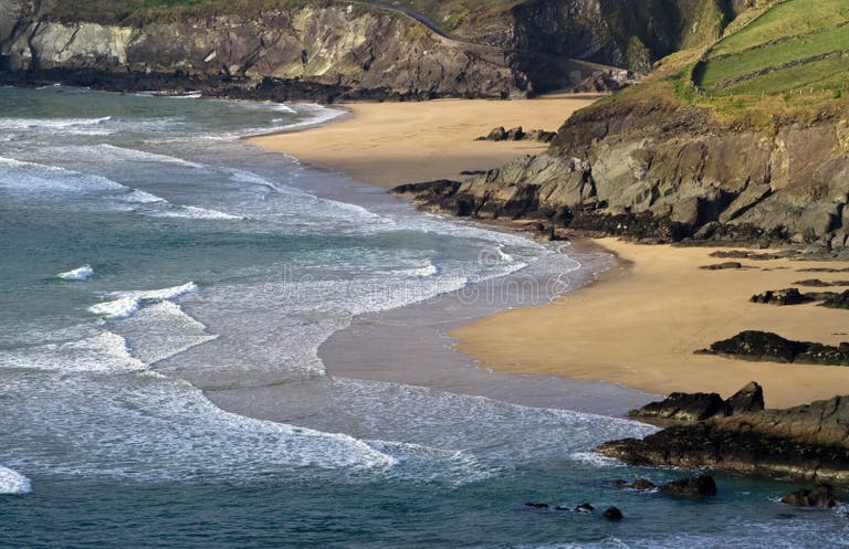 Dunquin bay beach stock image. Image of fishing, scene - 18400855