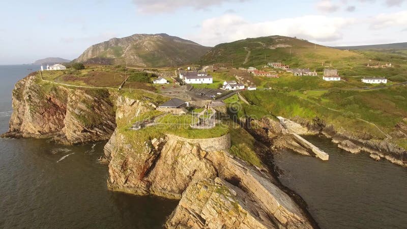 Dunree Head Fort Lighthouse Co Donegal Ireland Stock Footage - Video of ...