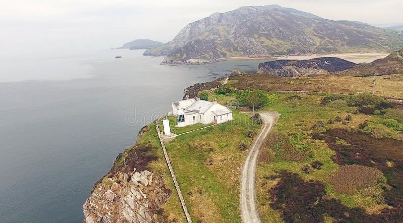 Dunree Head Lighthouse Co Donegal Ireland Stock Photo - Image of ...
